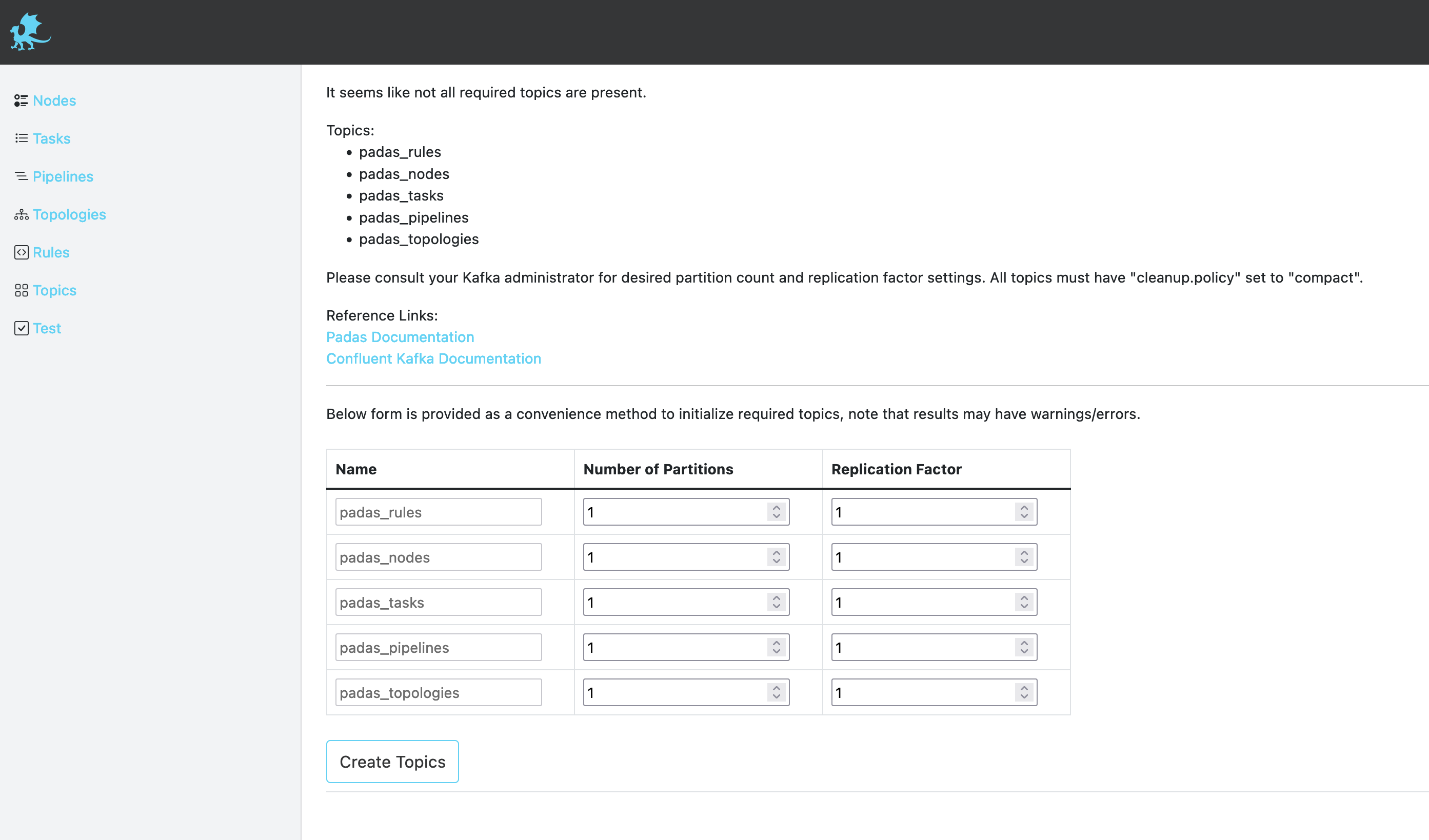 Quick Start - PADAS Documentation